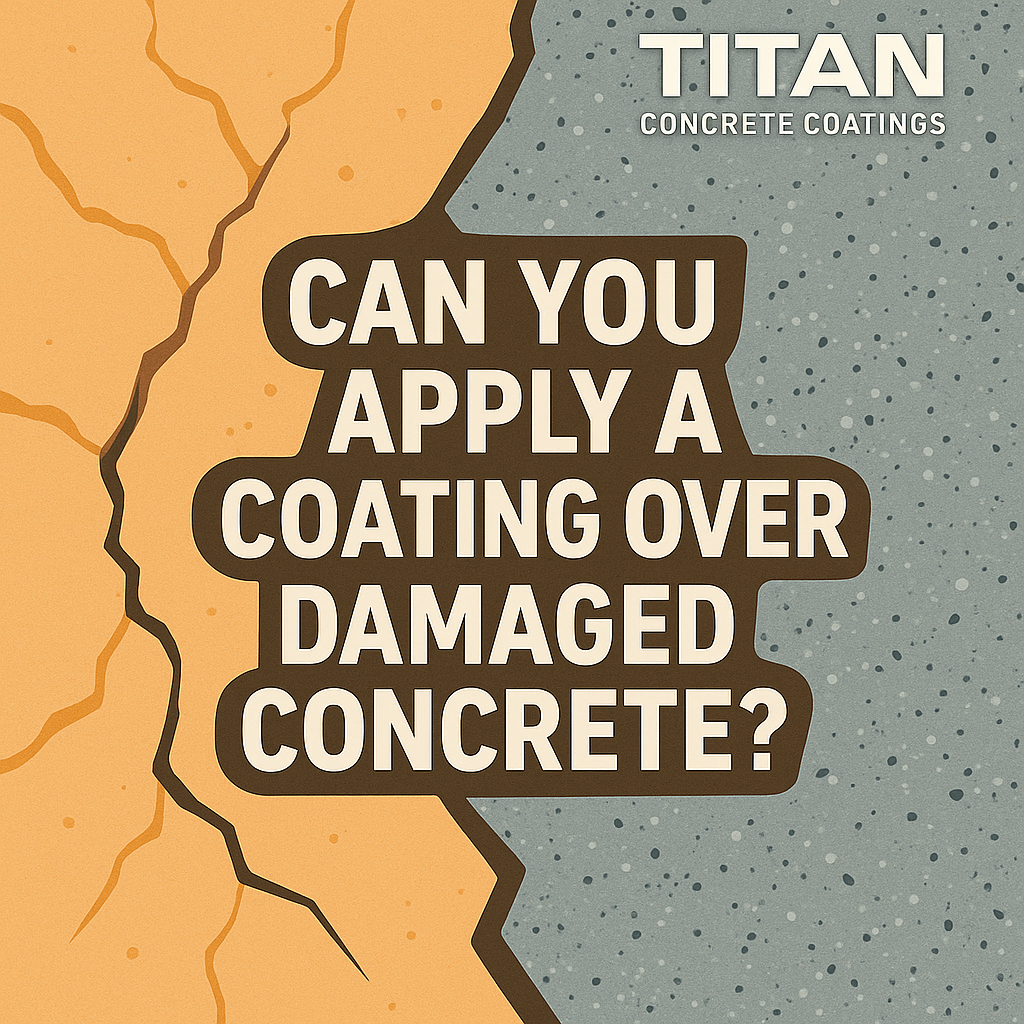Can You Apply a Coating Over Damaged Concrete? Here’s What You Need to Know