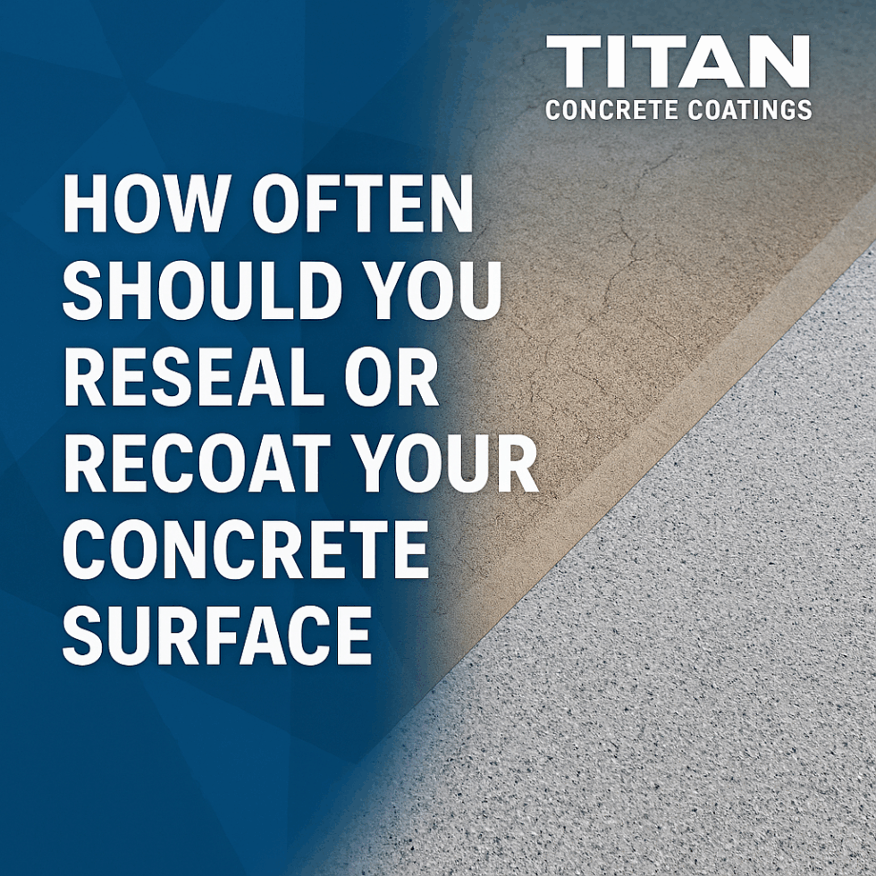 How Often Should You Reseal or Recoat Your Concrete Surface? | Titan ...