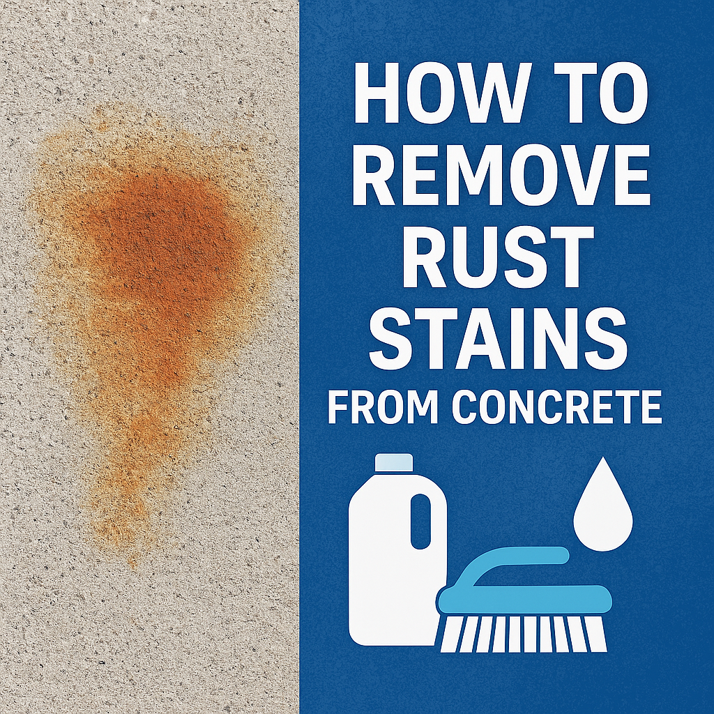 How to Remove Rust Stains from Concrete Safely | Titan Concrete Coatings
