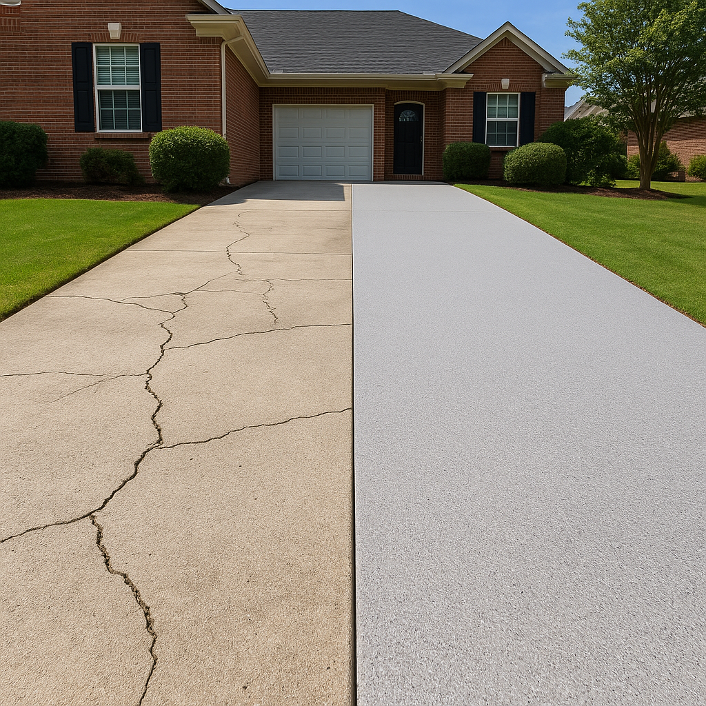 Why Is My Driveway or Patio Cracking After Coating? | Titan Concrete ...