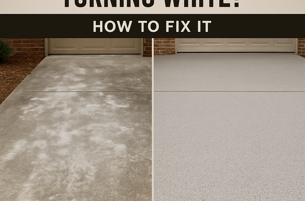 Why Is My Concrete Turning White? How to Fix It | Titan Concrete Coatings
