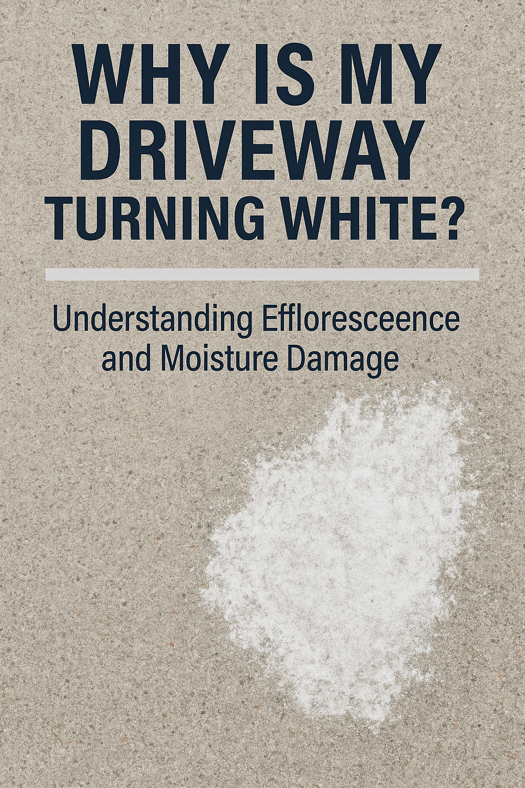 Why Your Driveway Is Turning White | Titan Concrete Coatings